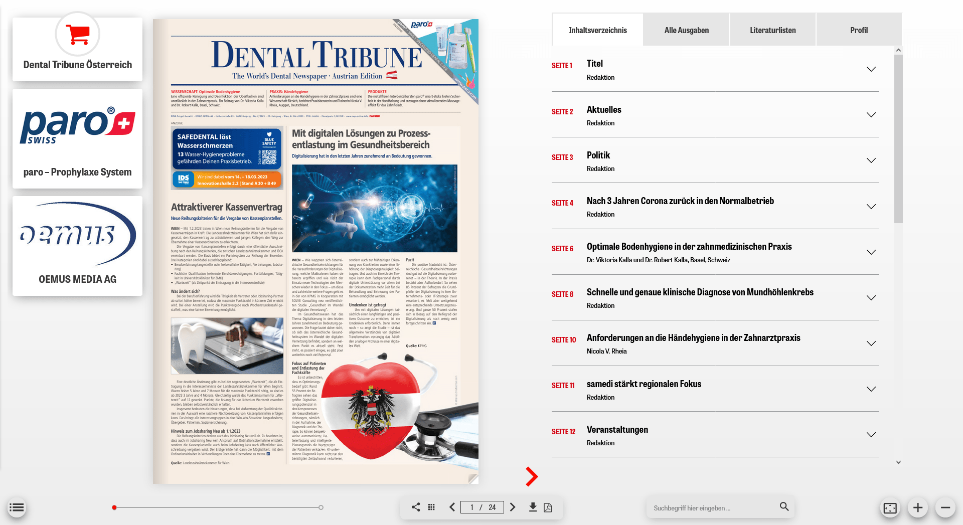 Gut informiert mit der aktuellen Dental Tribune Österreich 2/2023 – ZWP online – das ...